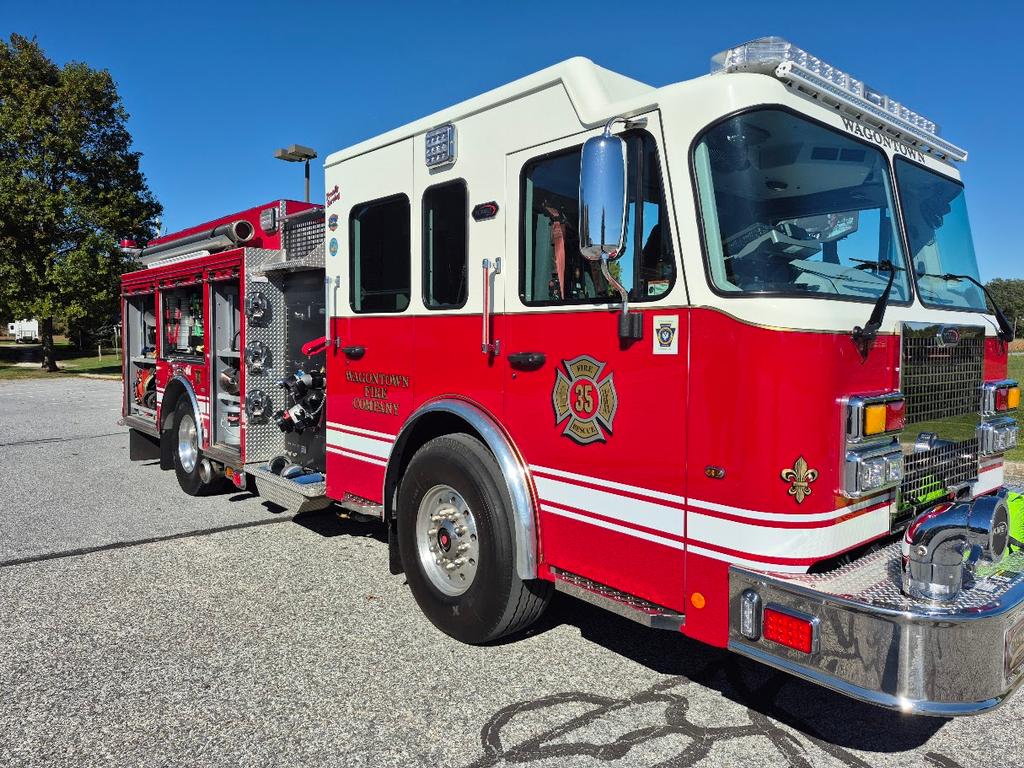 Fire Prevention visit to Sandy Hill Pre-school - Wagontown Fire Company