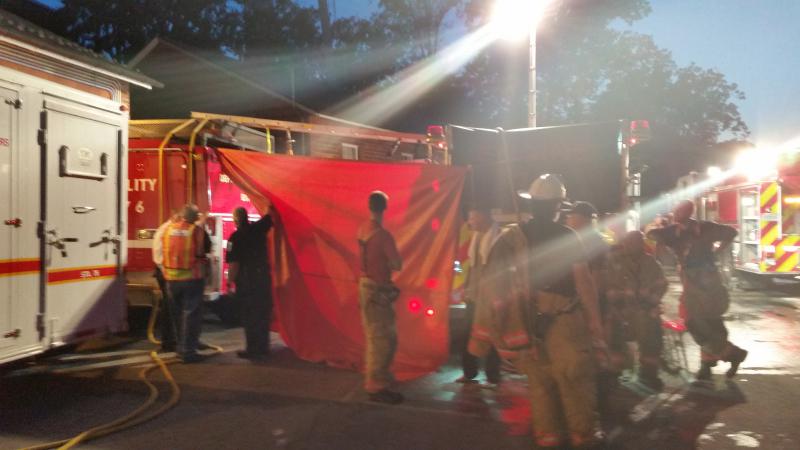 Haz-Mat training with the VA Fire Department - Wagontown Fire Company