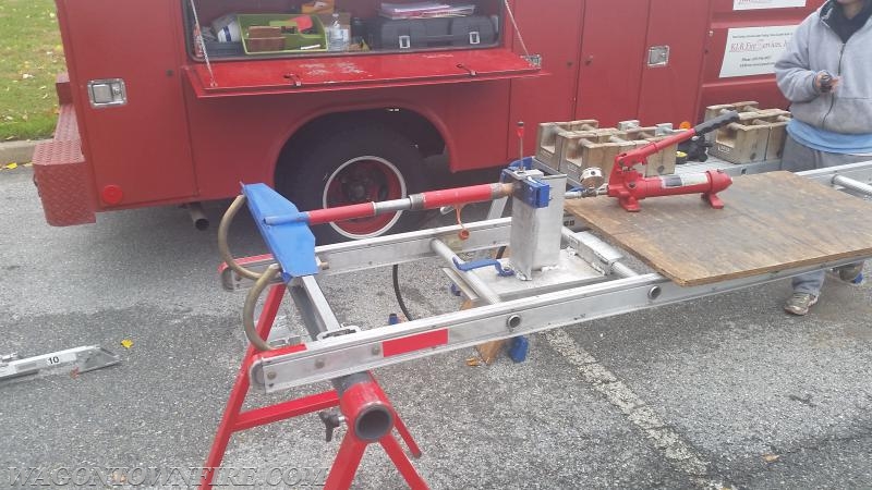 Safety is our Priority, This time Ladder Testing - Wagontown Fire Company